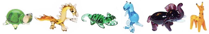 Ganz Miniature Glass Animals are only $2.25 each.